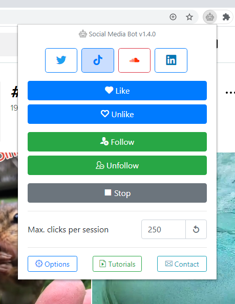 Social Media Bot Screenshots — Growbot for Instagram, Twitter, TikTok ...
