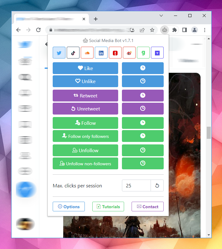 Social Media Bot Screenshots — Growbot for Twitter, TikTok, SoundCloud ...
